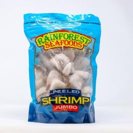 Rainforest Frozen Jumbo Shrimp 21 25 Bag, 908 g 2 lb