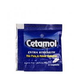 CETAMOL EXTRA STRENGTH 2s