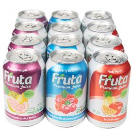 Fruta Juices Assorted Cans 12 Units / 315 mL / 10.7 oz