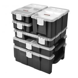 Tactix Organizer Boxes in Various Sizes Set 6 Pieces