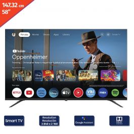 JVC 147 cm / 58” Inches Television Frameless Smart 4K UHD Google LT-58KM548